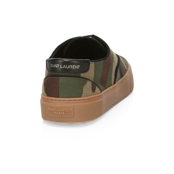 Saint Laurent | Shoes | Authentic Saint Laurent Camo Sneakers | Poshmark